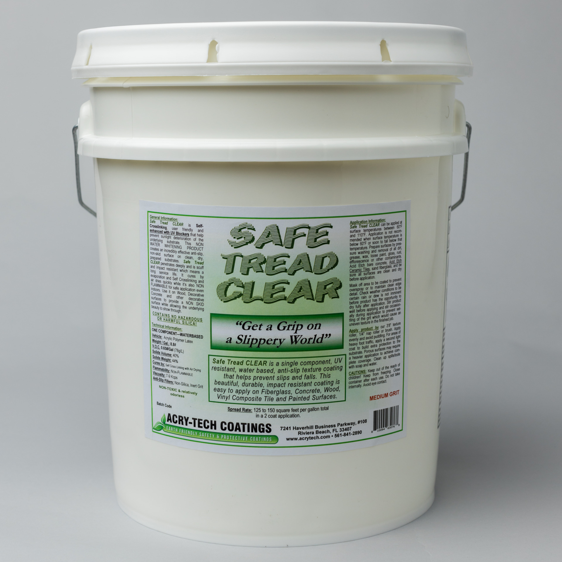 Safe Tread Anti Slip Coating | Clear | Acry-Tech Coatings